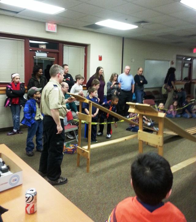 Pinewood Derby at the Firehouse - West Friendship Volunteer Fire Department